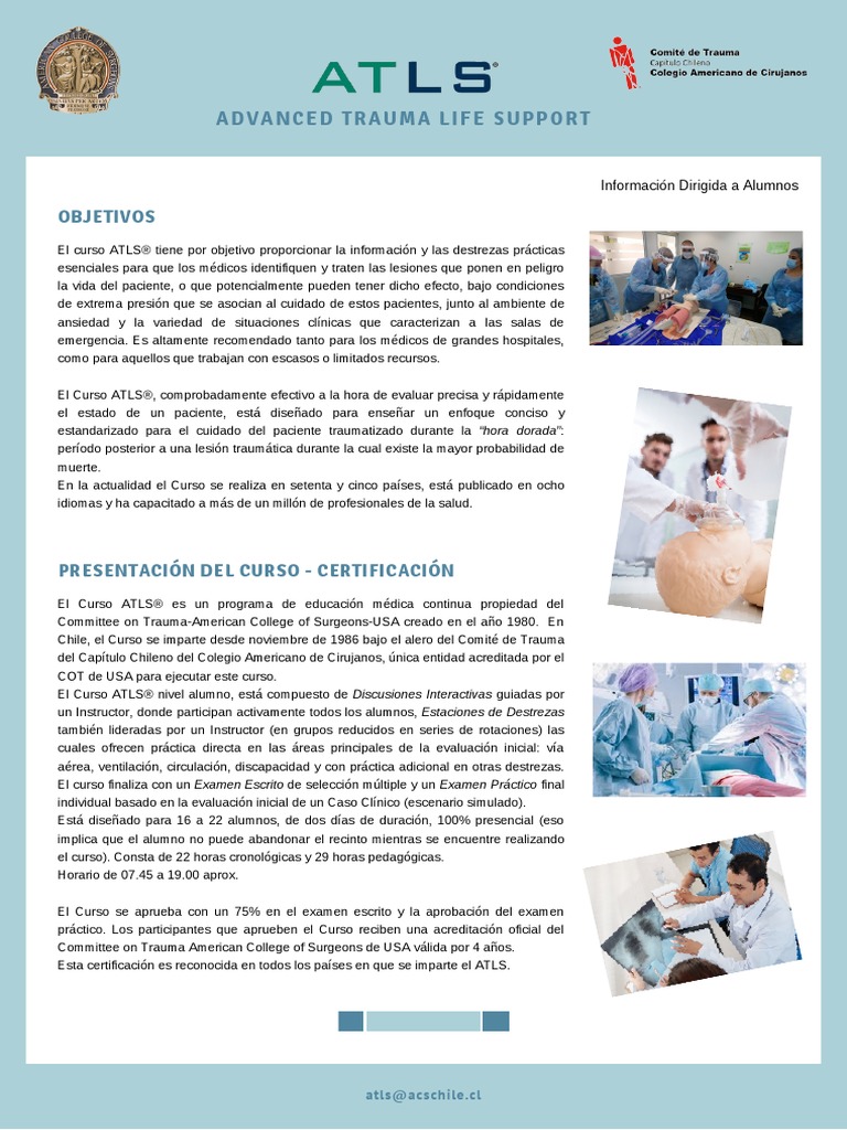 Atls-Brochure Alumnos 2022 | PDF