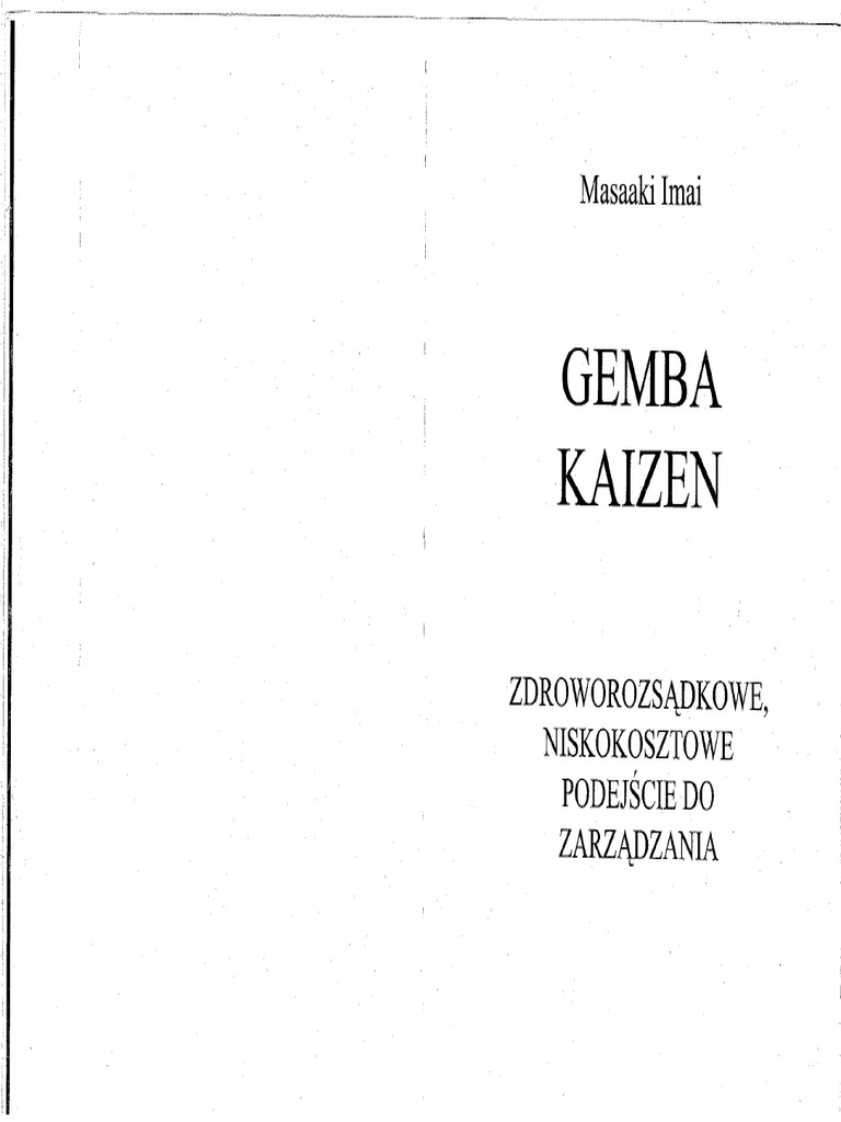 Gemba Kaizen (PDFDrive) | PDF