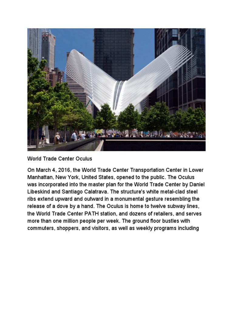 World Trade Center Oculus | PDF