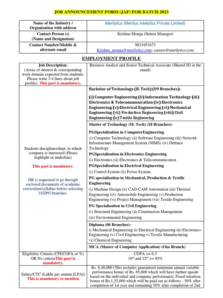 JAF 2022 VJTI - Merilytics | PDF | Engineering | Mechanical Engineering