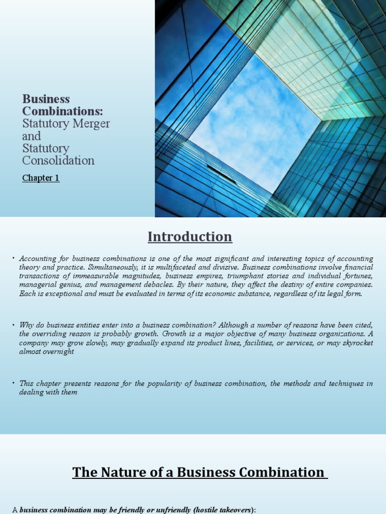 Chapter 1 Buscom Part 1 | PDF | Goodwill (Accounting) | Fair Value