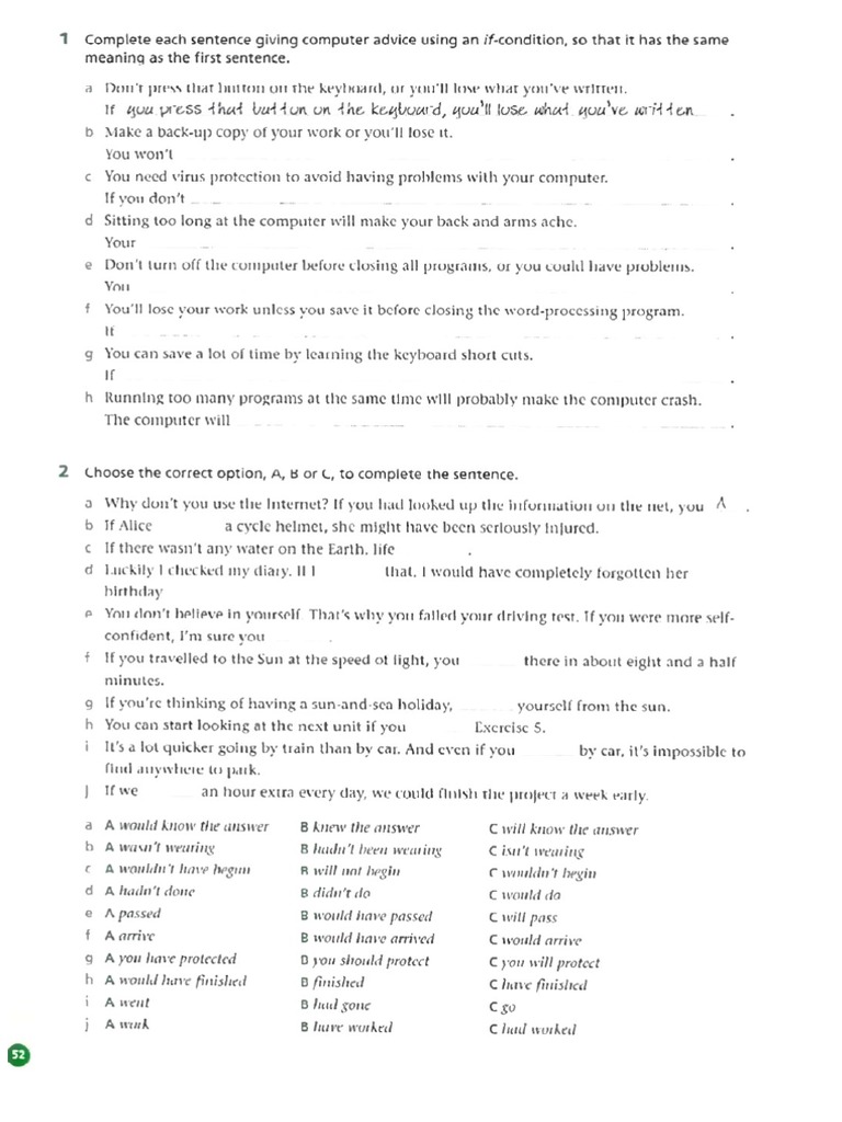 Conditional and If Sentences | PDF
