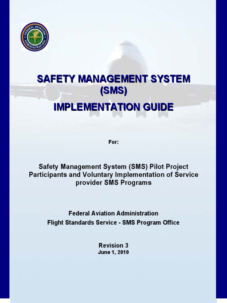 Sms Implementation Guide 2 | PDF | Federal Aviation Administration | Risk