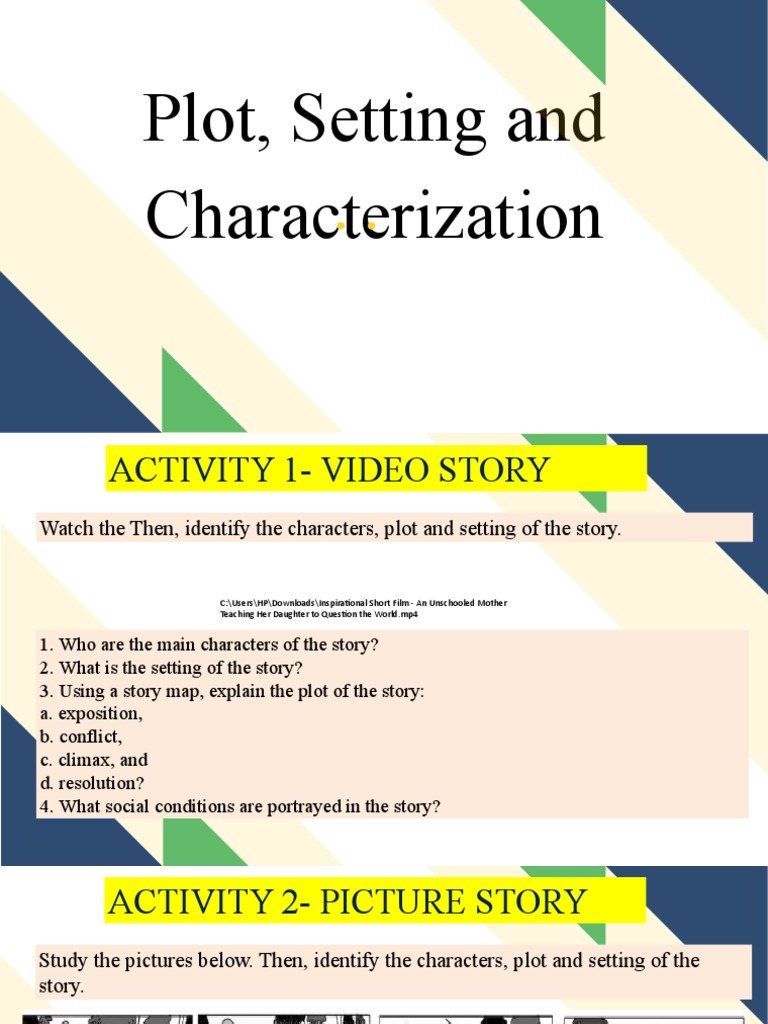 Week 3 Plot, Setting and Characterization | PDF