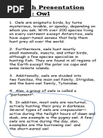 Owl Babies - Waddell, Martin Benson, Patrick, Ill | PDF | Birds Of Prey