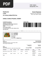 Jewellery Bill Format Template | PDF