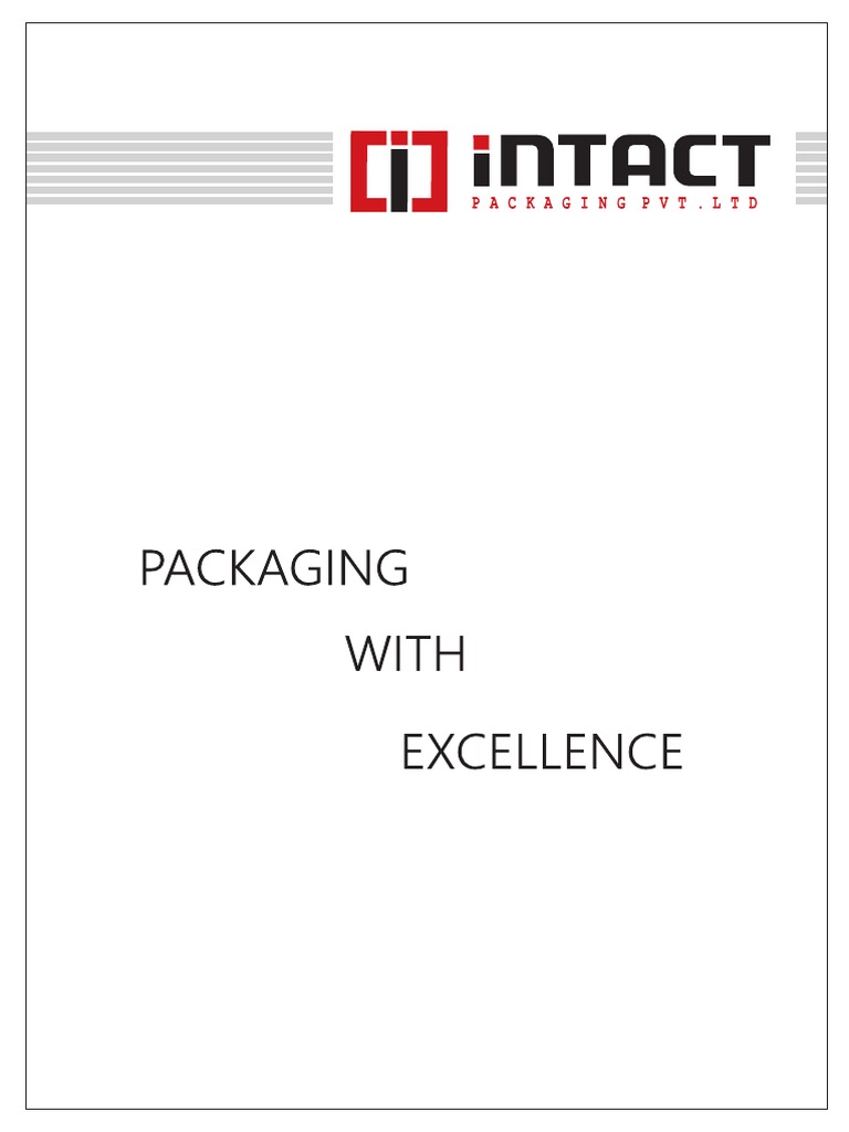 BROCHURE - INTACT Packaging Group | PDF