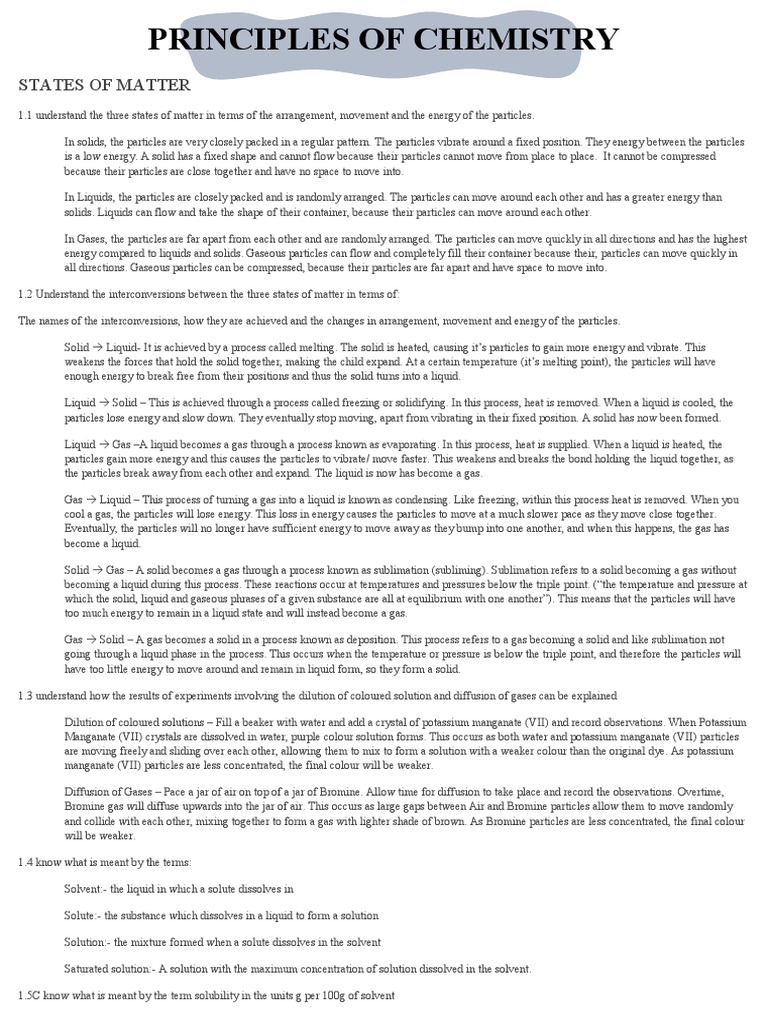 Principles of Chemistry | PDF | Ion | Chemical Bond