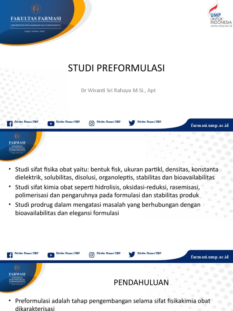 1 Studi Preformulasi | PDF