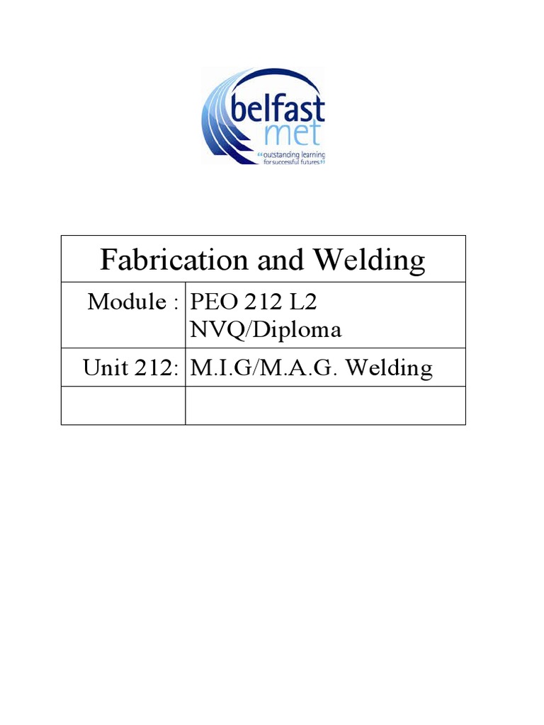 M.I.G-M.A.G. Welding - M2 - U10 | PDF | Construction | Welding