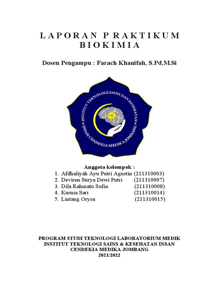 Laporan Praktikum Biokimia 2a | PDF