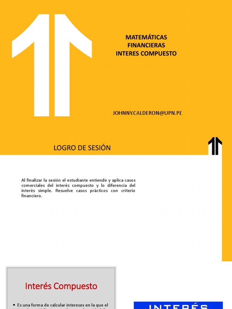 Interés Compuesto: Conceptos y Ejercicios | PDF | Interés compuesto ...