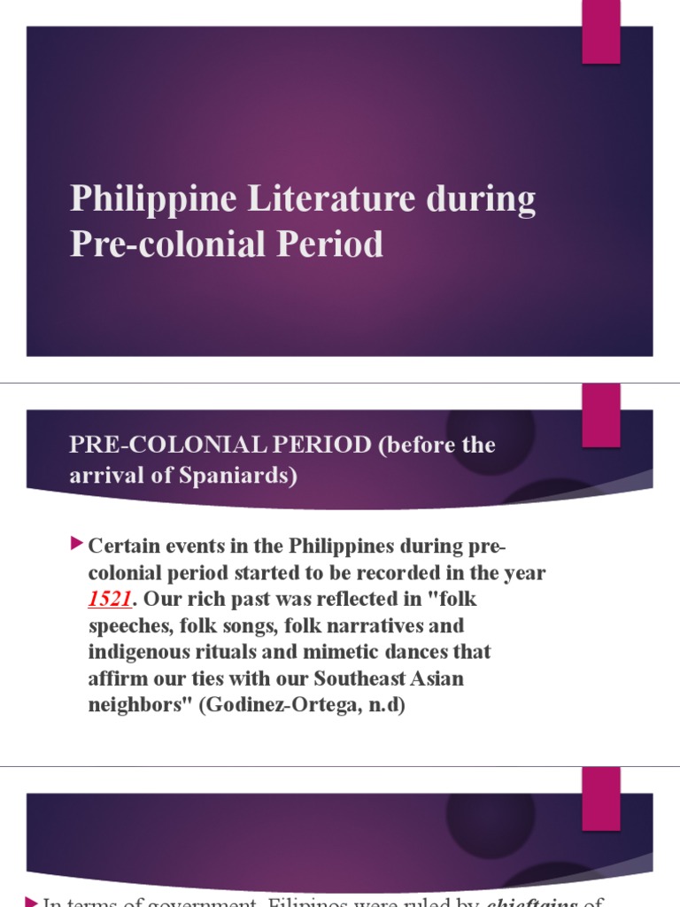 Pre-Colonial Philippine Oral Literature | PDF | Poetry | Narrative