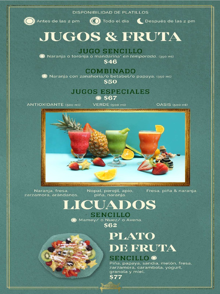 Coffee Parks Menu | PDF