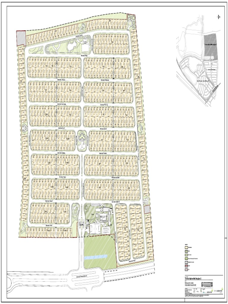 Planta Terras Alphaville Sergipe 2 | PDF