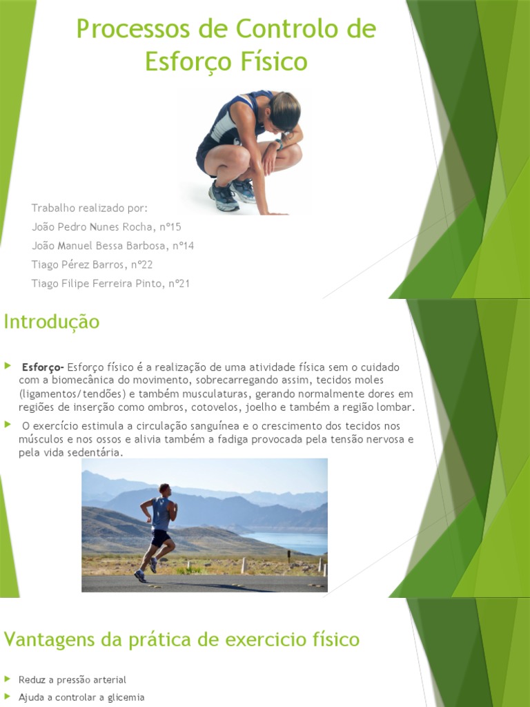 Processos de Controlo de Esforço Físico | PDF