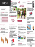 Tríptico Higiene Postural | PDF | Dolor lumbar | Enfermedades y trastornos