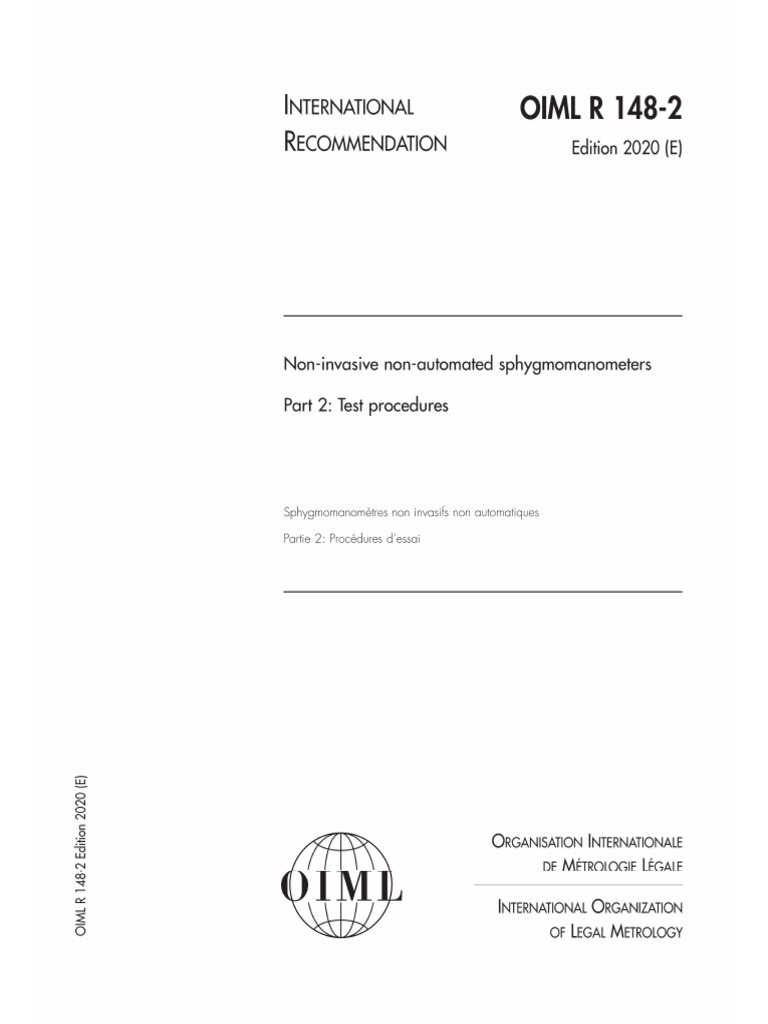 Oiml R 148-2 | PDF