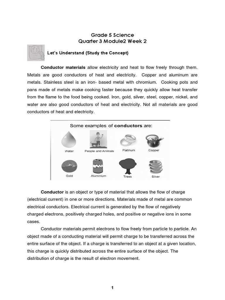 Grade 5 Science Quarter 3 Module2 Week 2: Let's Understand (Study The ...