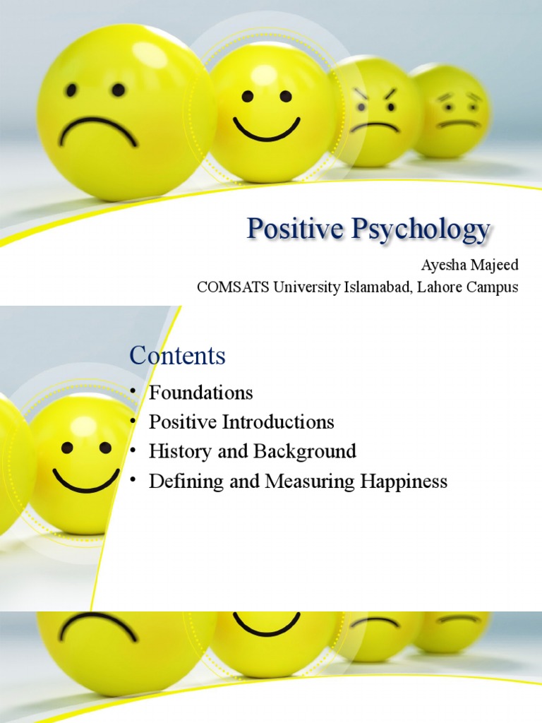 Positive Psychology | PDF | Positive Psychology | Humanistic Psychology