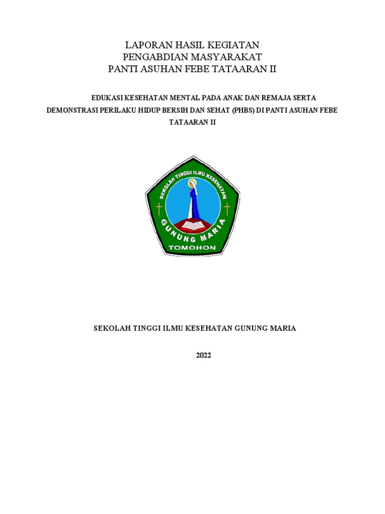 Laporan Kegiatan Pengabdian Masyarakat Kelompok 4 | PDF