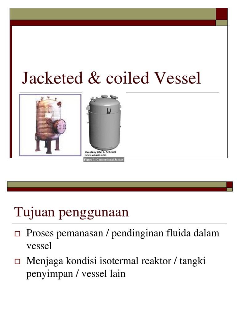 Jacketed Coiled Vessel S1 | PDF