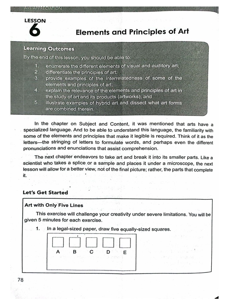 Elements Principles of Art | PDF