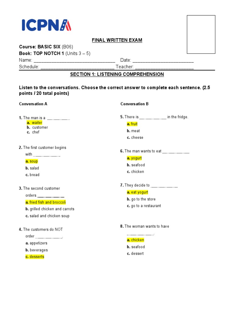 FWE - B06 (1) Grabiel Alvarez | PDF | Food And Drink | Foods