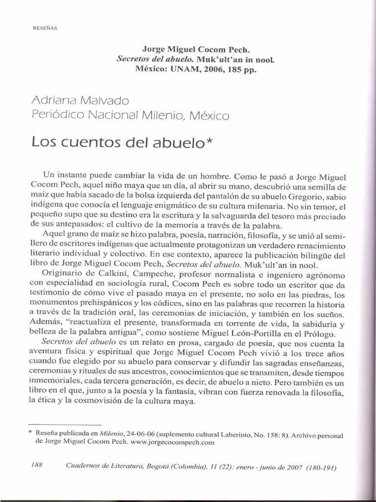 Adriana Malvado Los Cuentos Del Abuelo | PDF