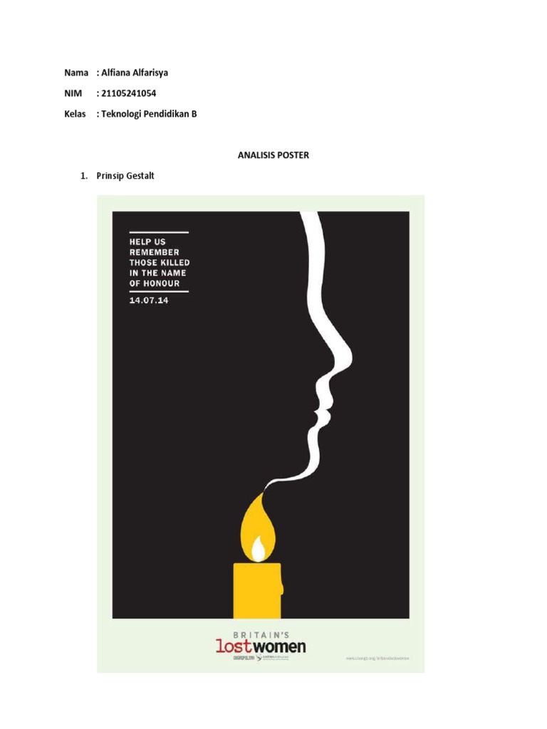 Analisis Prinsip Desain Poster | PDF