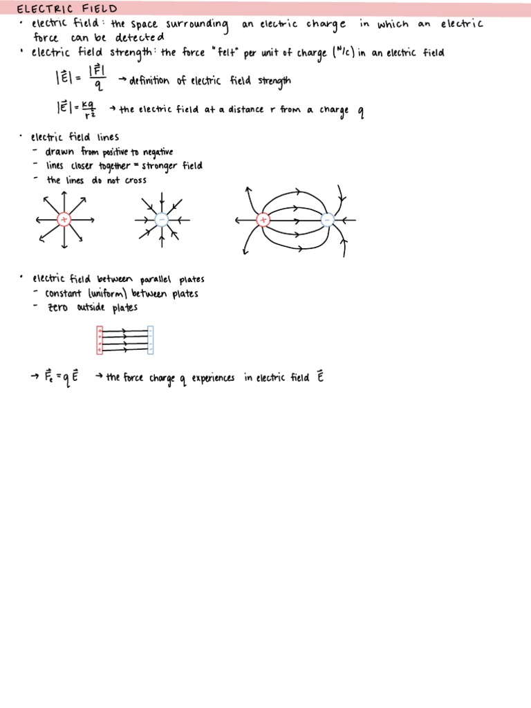 Electric Fields | PDF