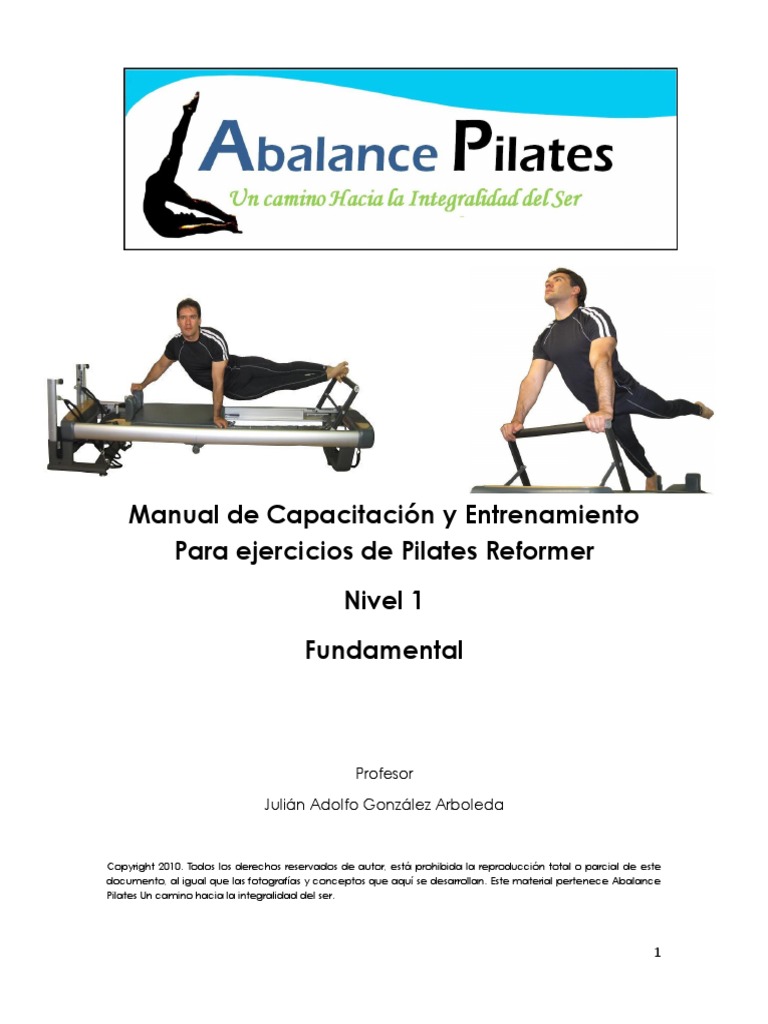 Completo Nivel 1 Reformer | PDF | Pilates | Sistema musculoesquelético