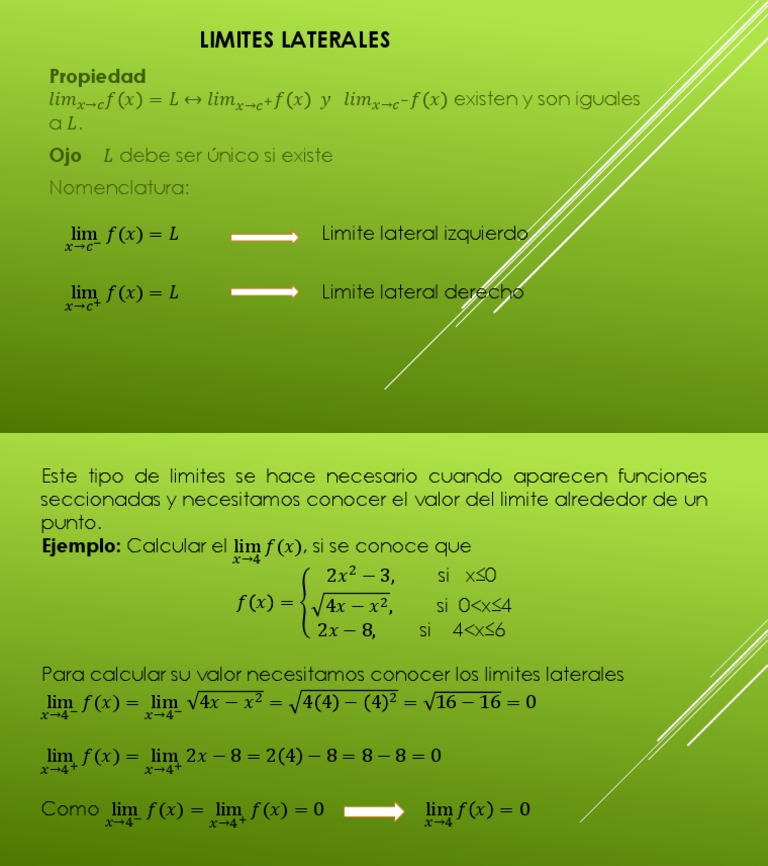 1 Limites Laterales (Resumen) | PDF