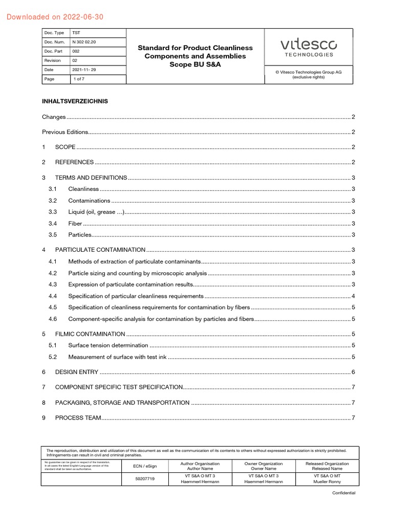 TST N30202 20-002-01 11 2021-En-Nicht Fuer Neuprojekte | PDF ...