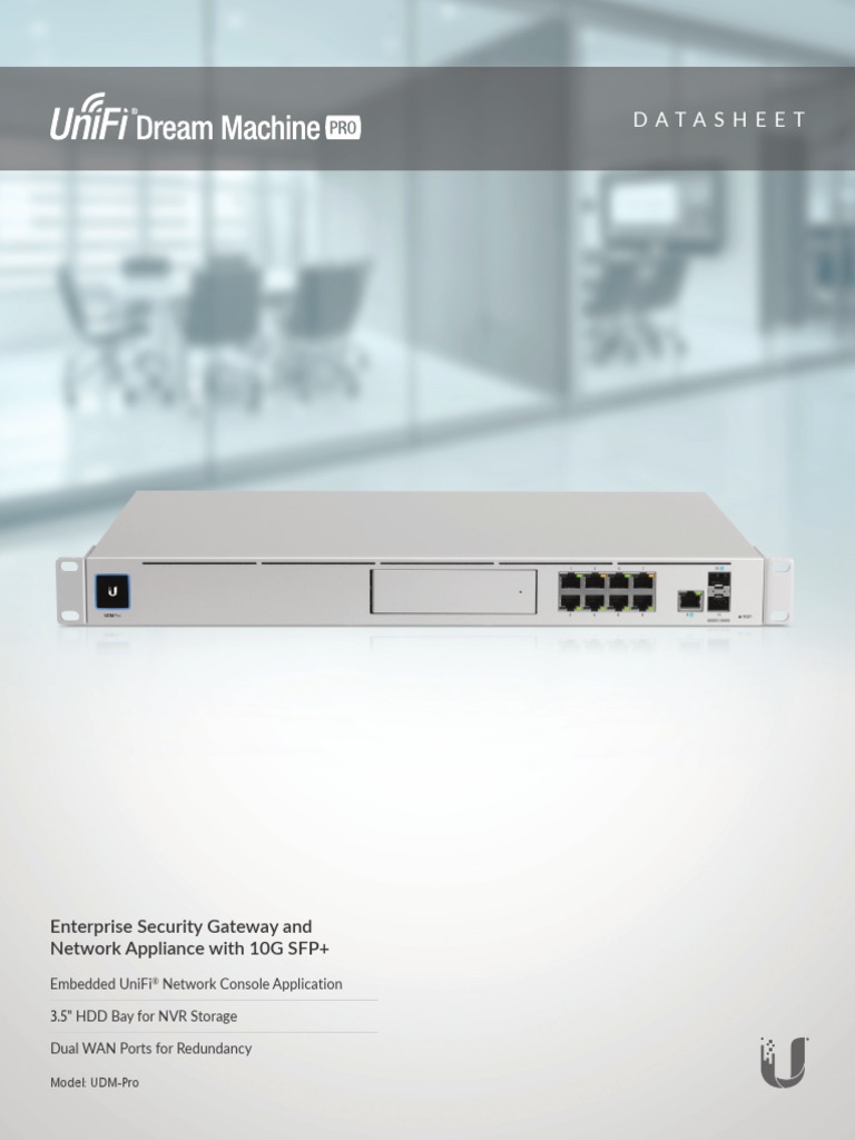 Udm Pro | PDF | Computer Network | Malware