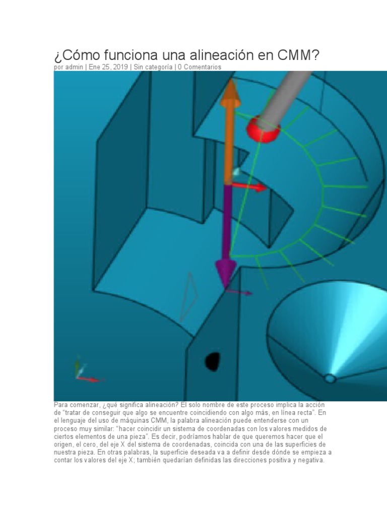 Cómo Funciona Una Alineación en CMM | PDF | Vector Euclidiano | Sistema ...