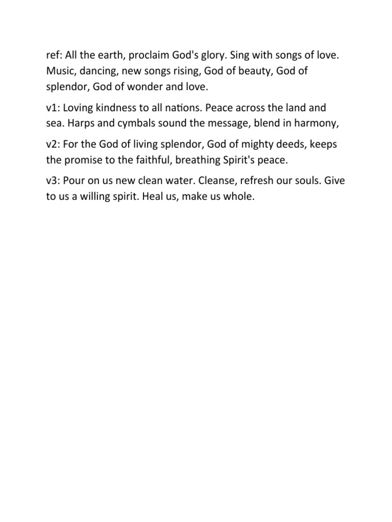 All The Earth | PDF | Art