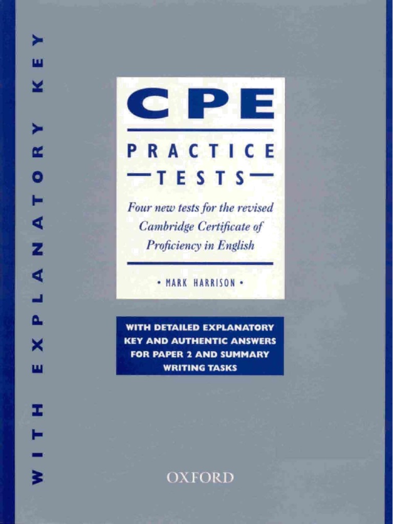 CPE Practice Tests | PDF