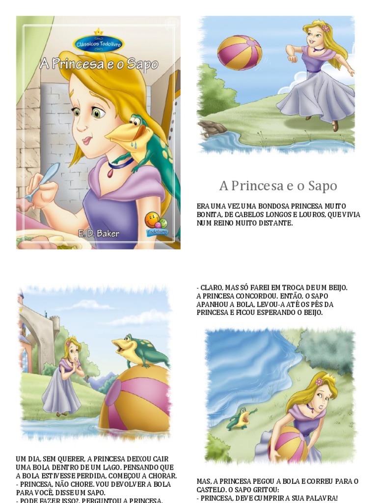 Livro A Princesa e o Sapo em PDF | PDF