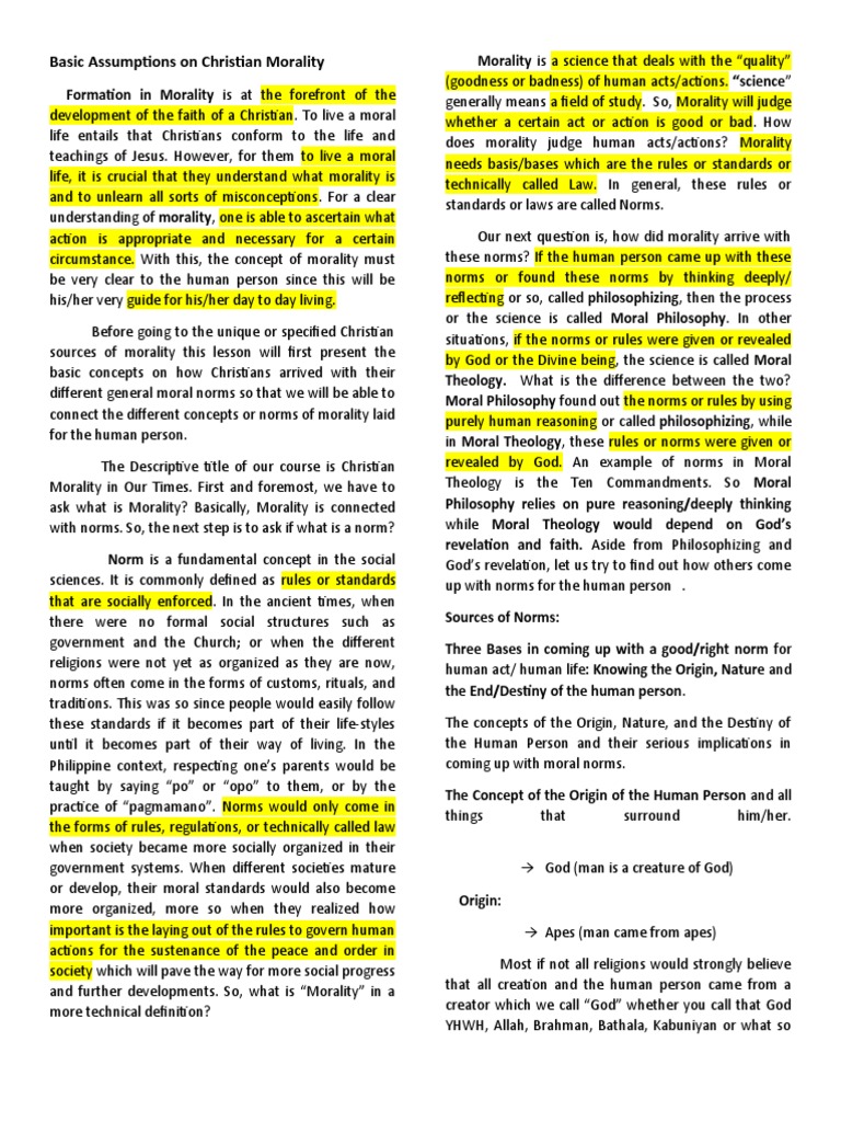 Cfed Reviewer | PDF | Morality | God