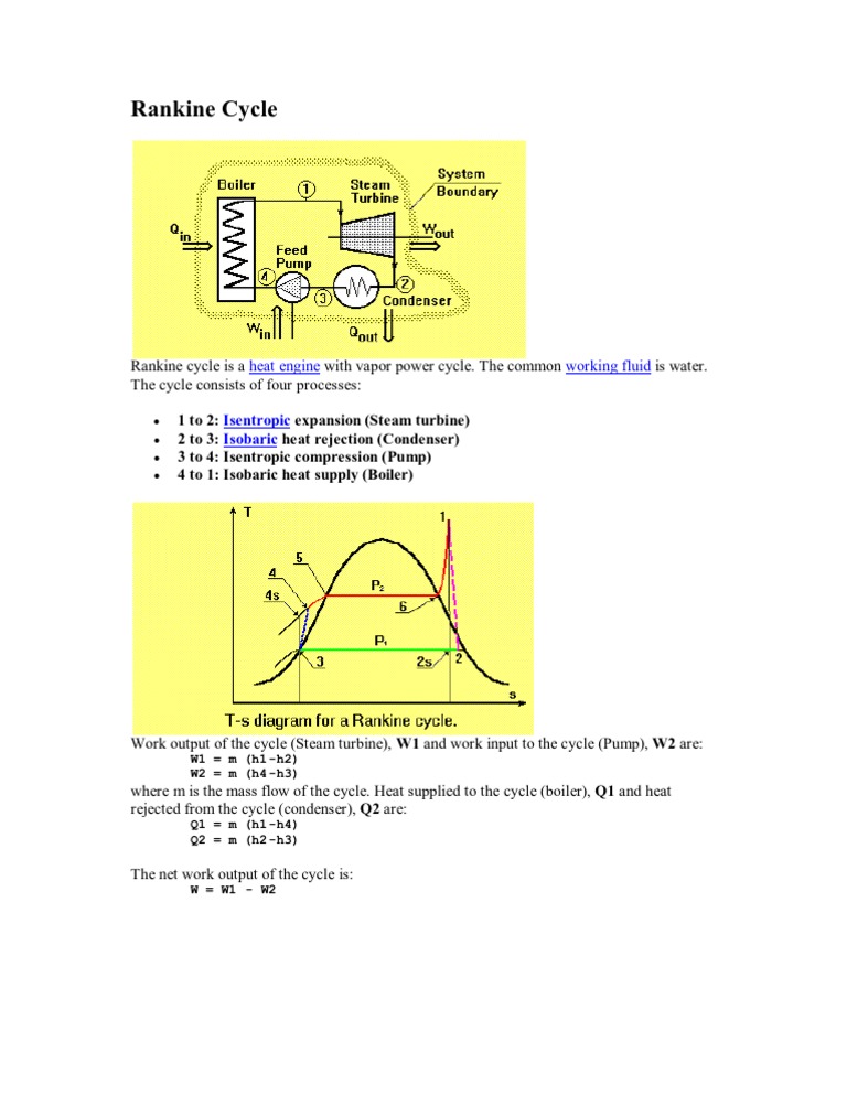 Rankine Cycle | PDF