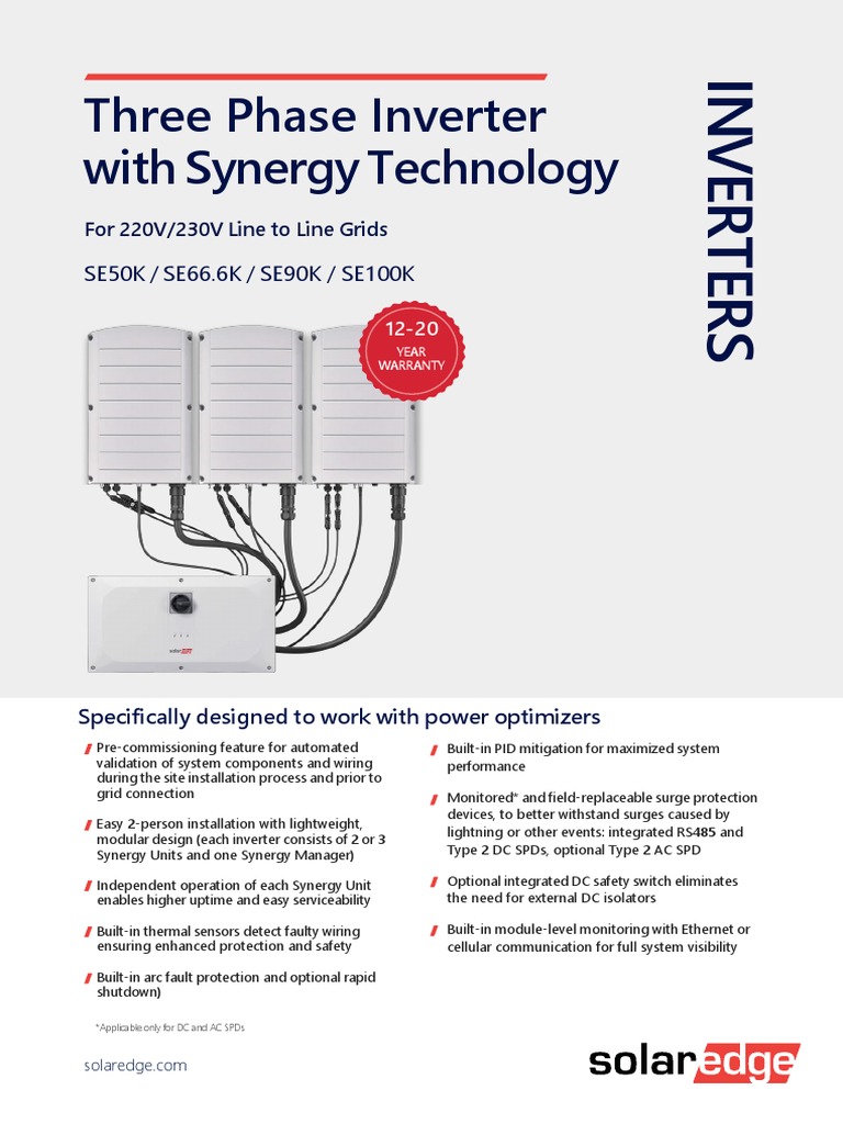 Https - WWW - Solaredge.com - Sites - Default - Files - Se Three Phase ...