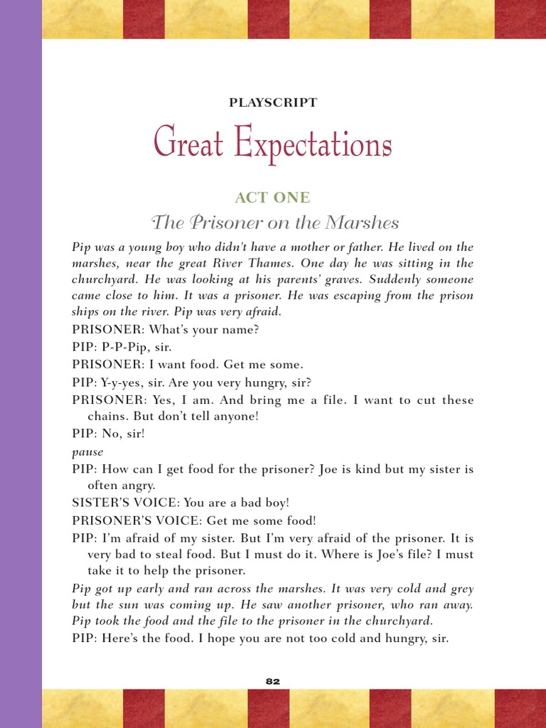 Greatexpect Playscript Low | PDF | Estella (Great Expectations) | Great Expectations