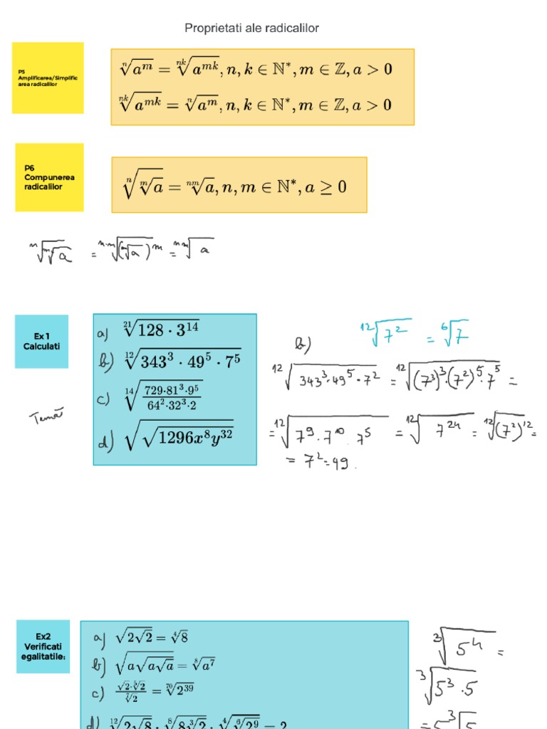 Proprietati Ale Radicalilor II | PDF