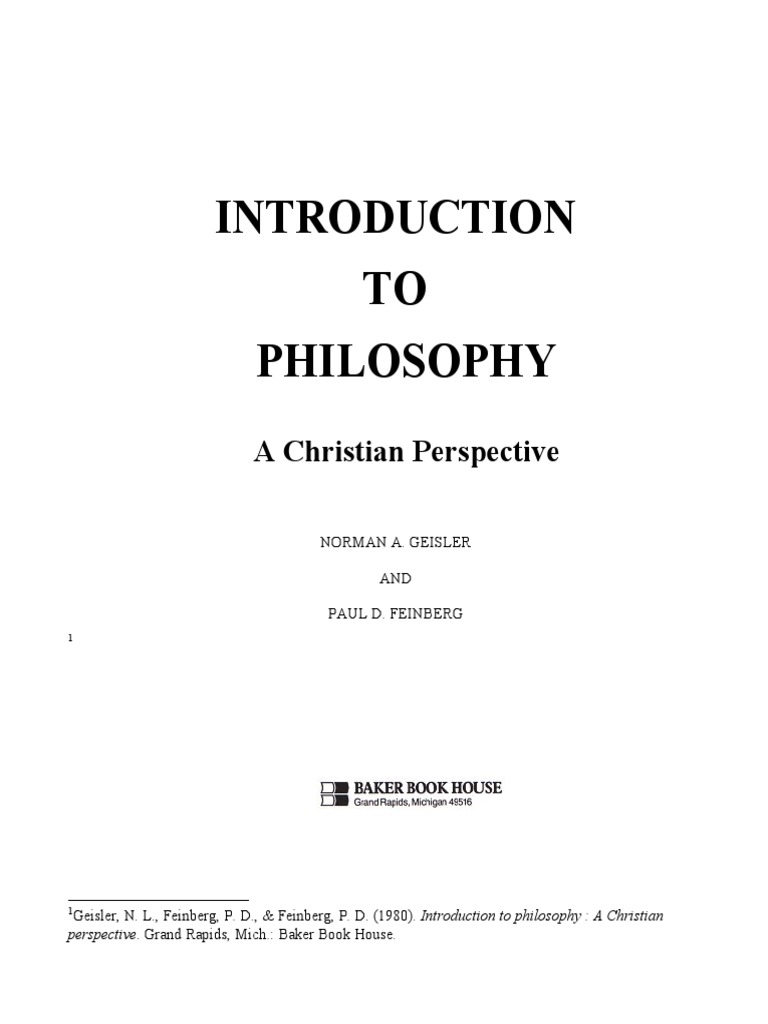 Intro to Philosophy | PDF