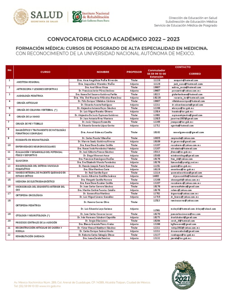 Conv Cpaem 2022 2023 | PDF