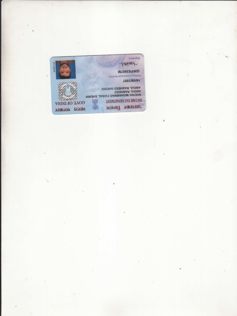 Pan Card | PDF