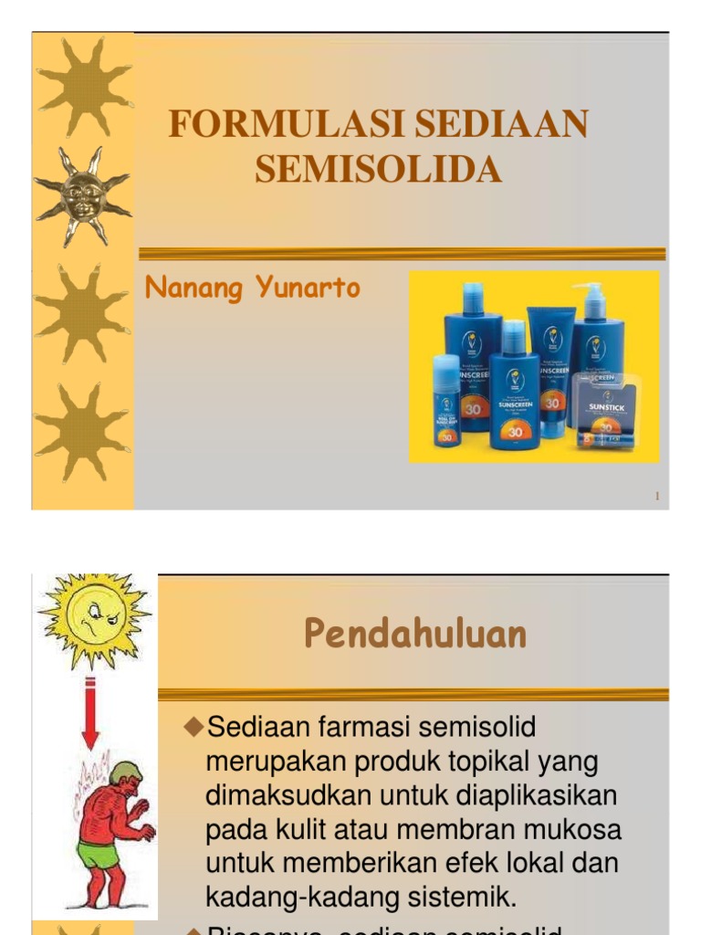 12 Pembuatan FORMULASI SEDIAAN SEMISOLIDA | PDF