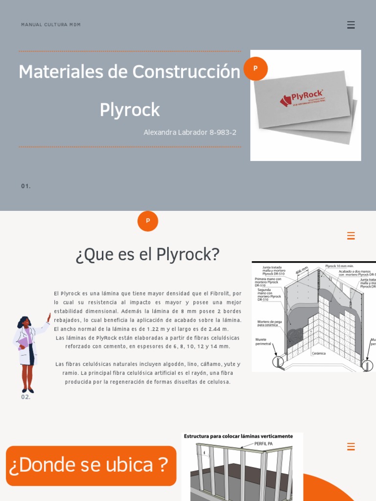 Guía de Plyrock para Construcción | PDF | Ciencia y matemáticas