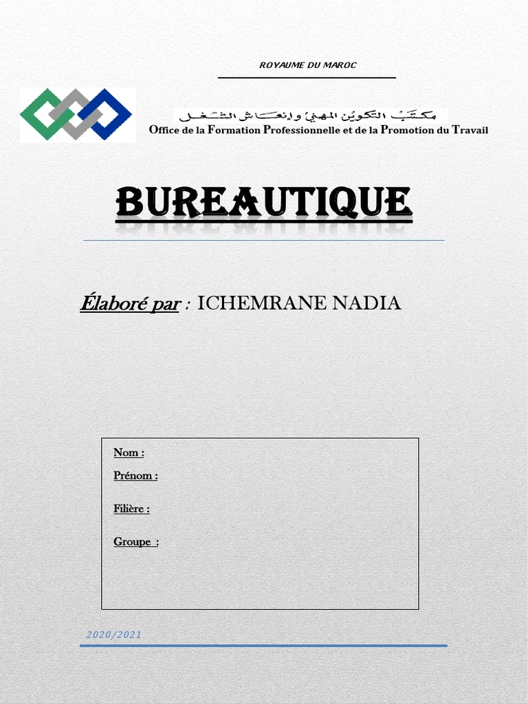 Cours Bureautique T Et Ts | PDF
